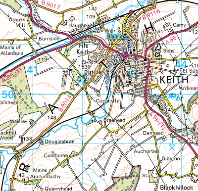 Map4 | Keith and Dufftown Railway