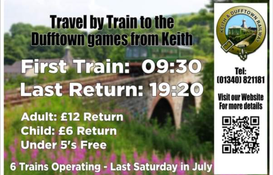 Times & Fares - Keith and Dufftown Railway
